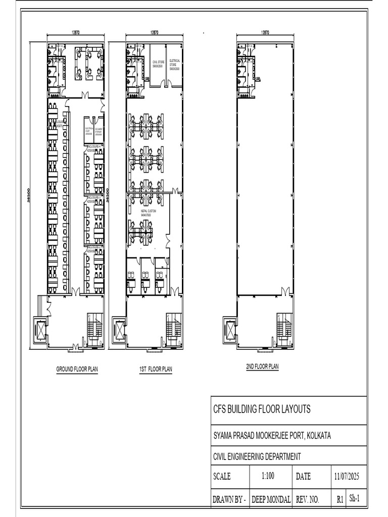 CFS Building Floor Plans - Kolkata | PDF