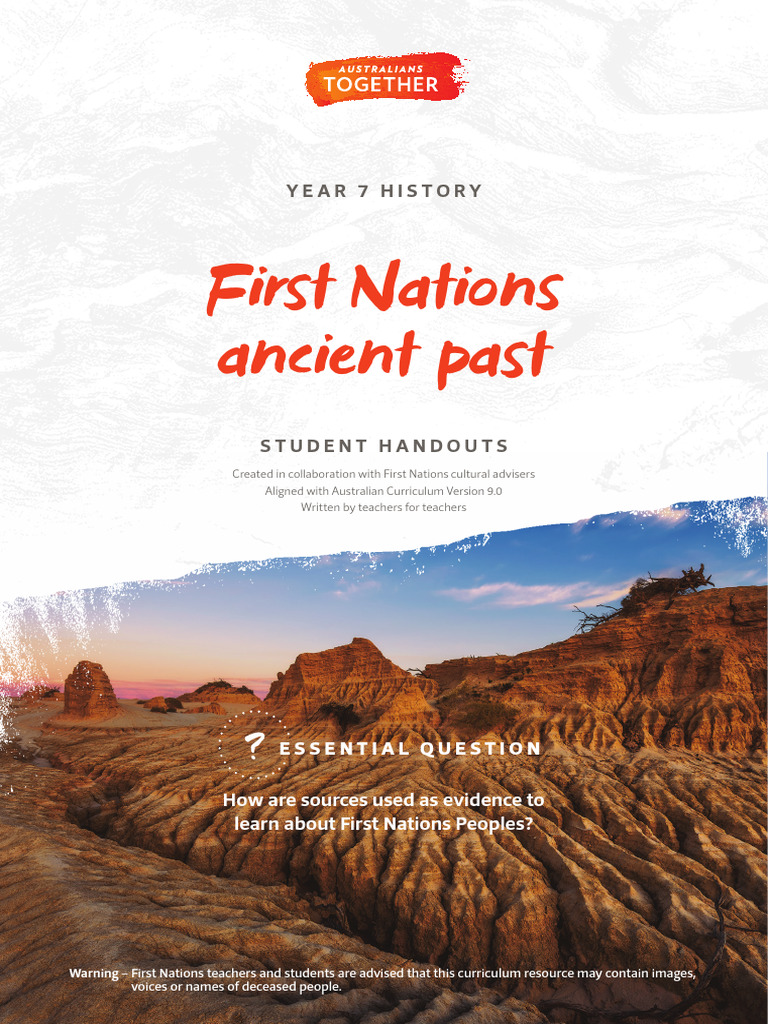 First Nations Ancient Past Curriculum | PDF | Indigenous Australians