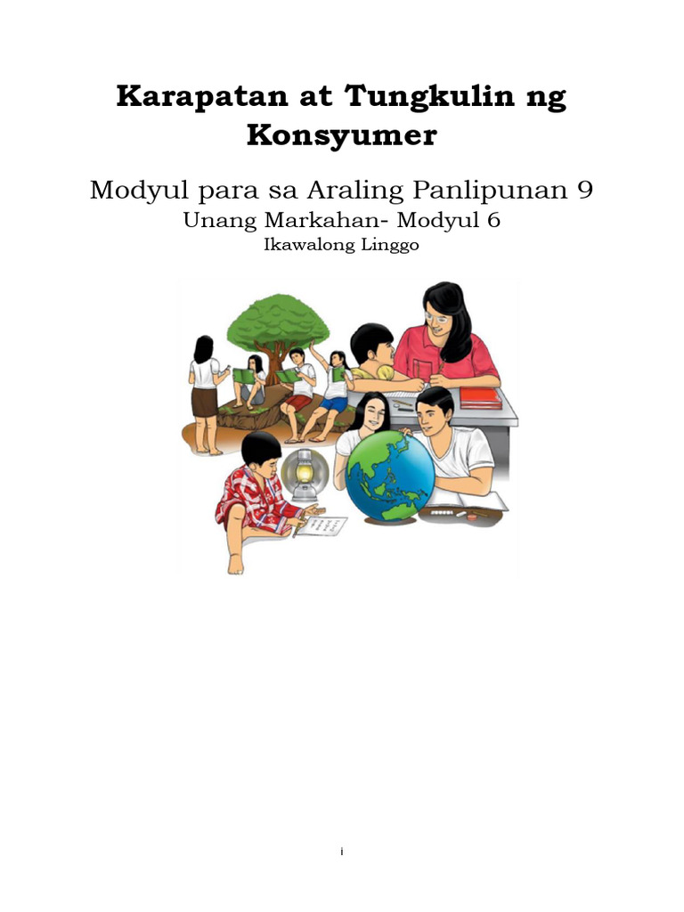 AP9 q1 Mod6 w8 Karapatan at Tungkulin NG Konsyumer | PDF