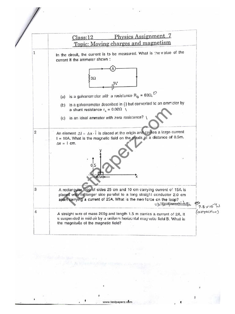 APJ Nerul Moving Charges and Magnetism | PDF