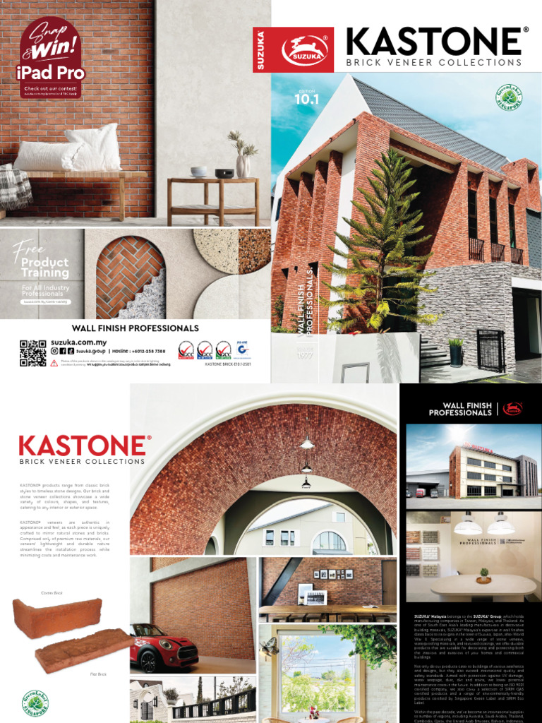 Kastone Brick E10.1 - 2501 | PDF | Brick | Building Materials
