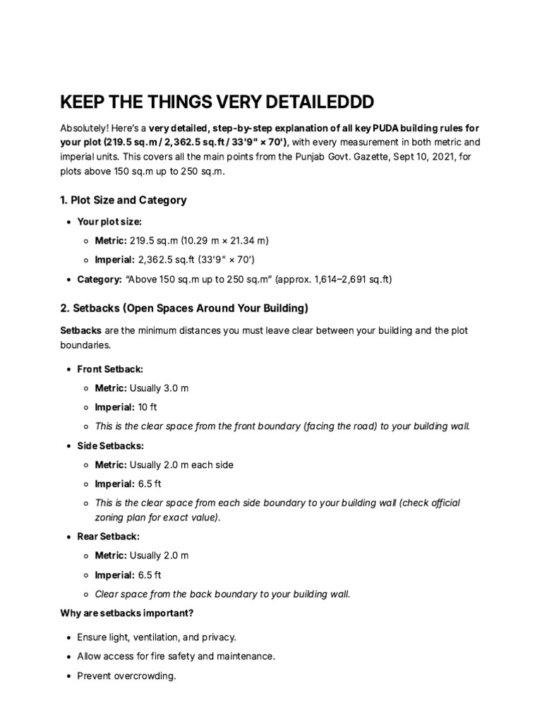 PUDA BYEELAWS | PDF | Area | Building Engineering