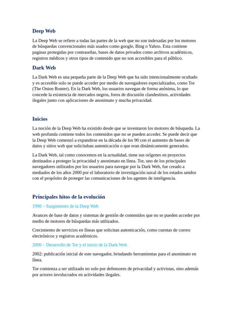 Entendiendo la Deep y Dark Web | PDF | Hacker de seguridad ...