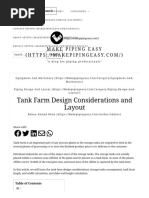 Storage Tank Farm Layout Guide | PDF | Roof | Concrete