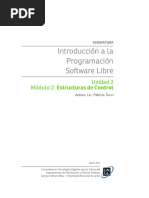 Unidad 3 Estructuras de Decision y Selección | PDF | Algoritmos | Python (lenguaje de programación)