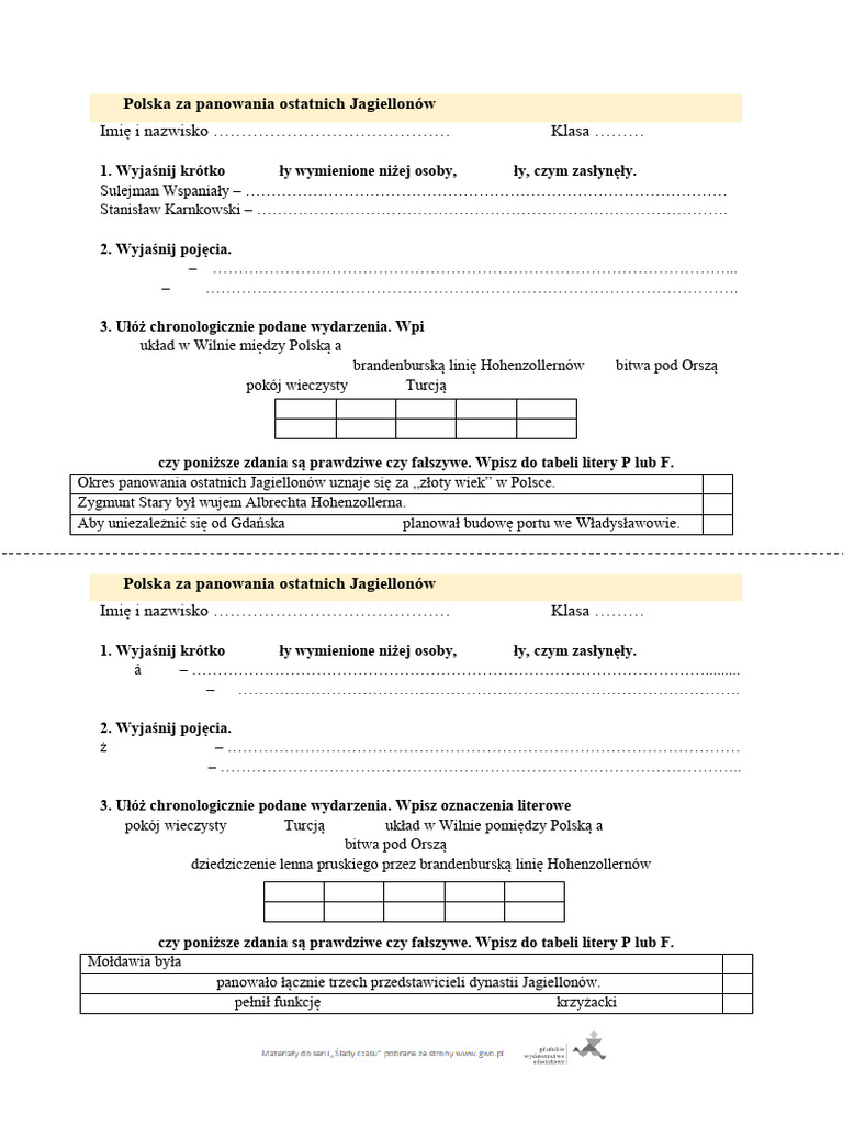 Rozdzial 10 Kartkowka Zakres Podstawowy 2 | PDF
