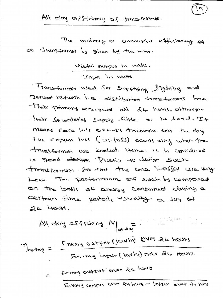 7 Unit 4 All Day and Seperation Losses | PDF