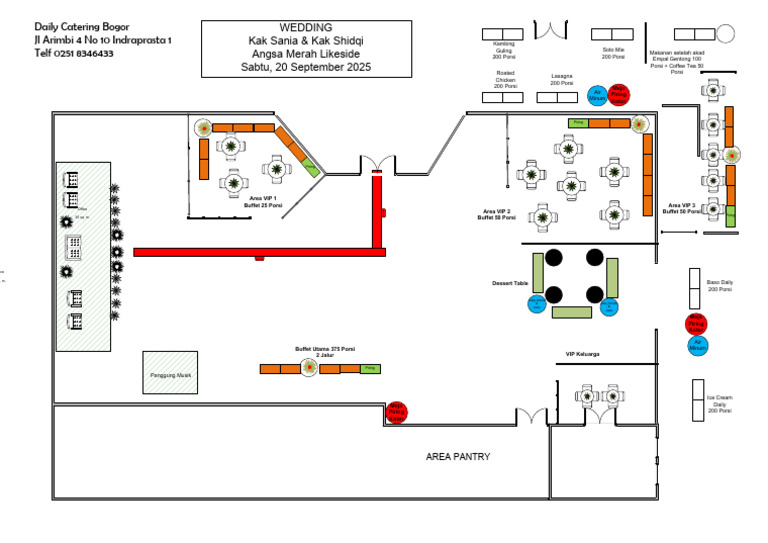 Layout Angsa Merah Lakeside Kak Sania & Kak Shidqi Sabtu 20 Sept 2025 | PDF