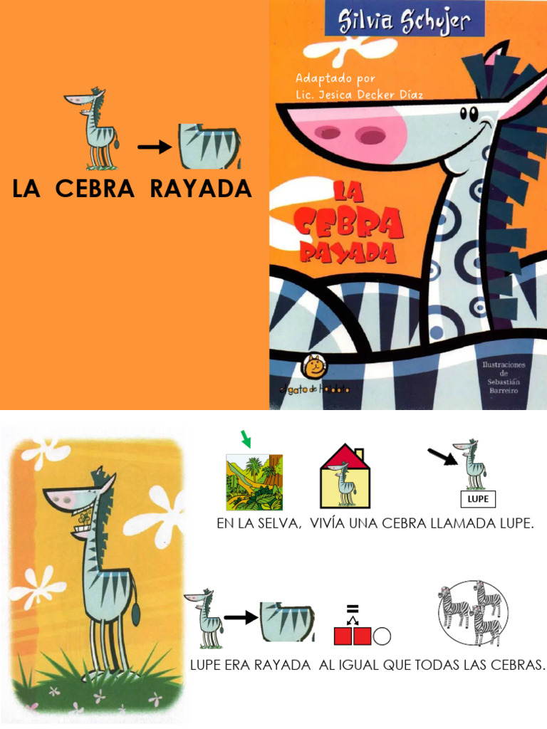 La Cebra Rayada PDF Cuento Con Pictogramas | PDF