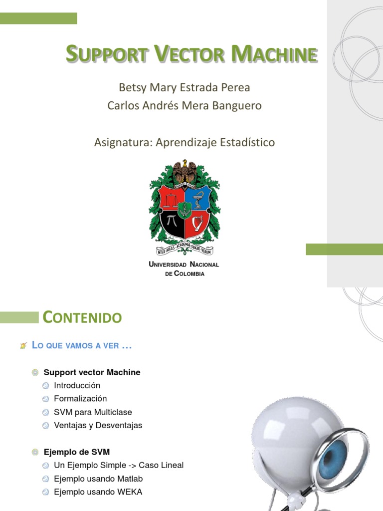 SVM Máquinas de Vectores de Soporte | PDF | Conceptos matemáticos ...