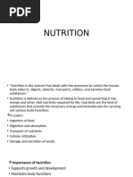 Nutrition Basics for BSc Nursing Students | PDF | Nutrition | Diet ...