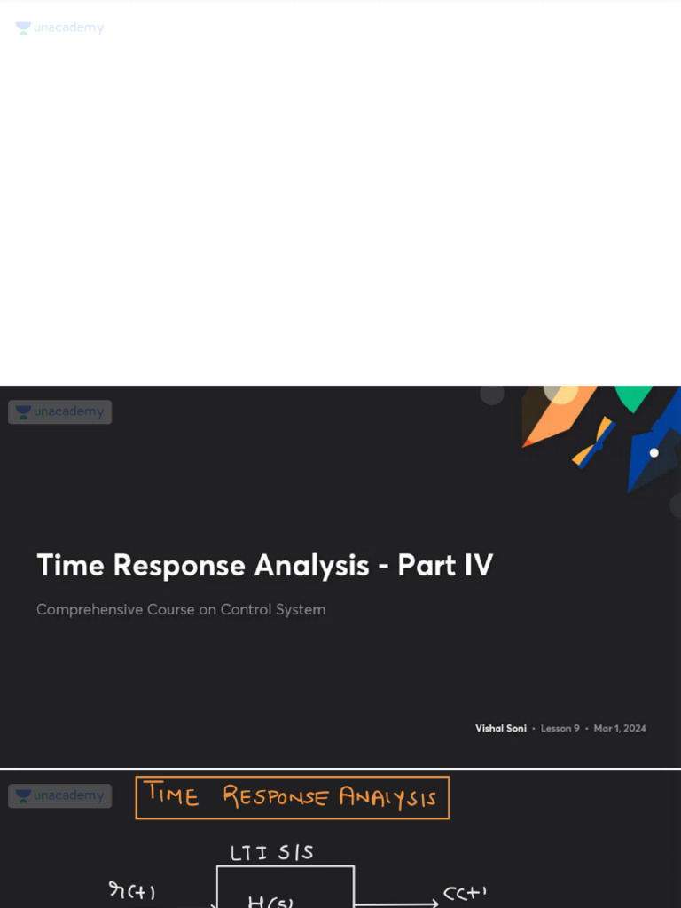 LEC8 Time Response Analysis Part IV With Anno | PDF