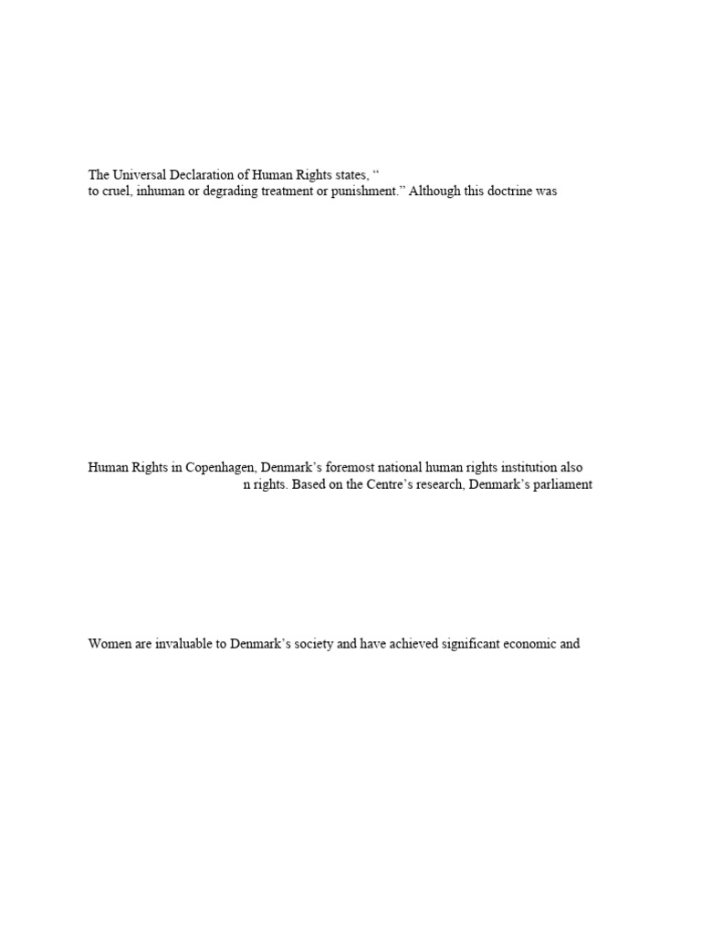 Sample Position Paper | PDF | Human Rights | Violence Against Women