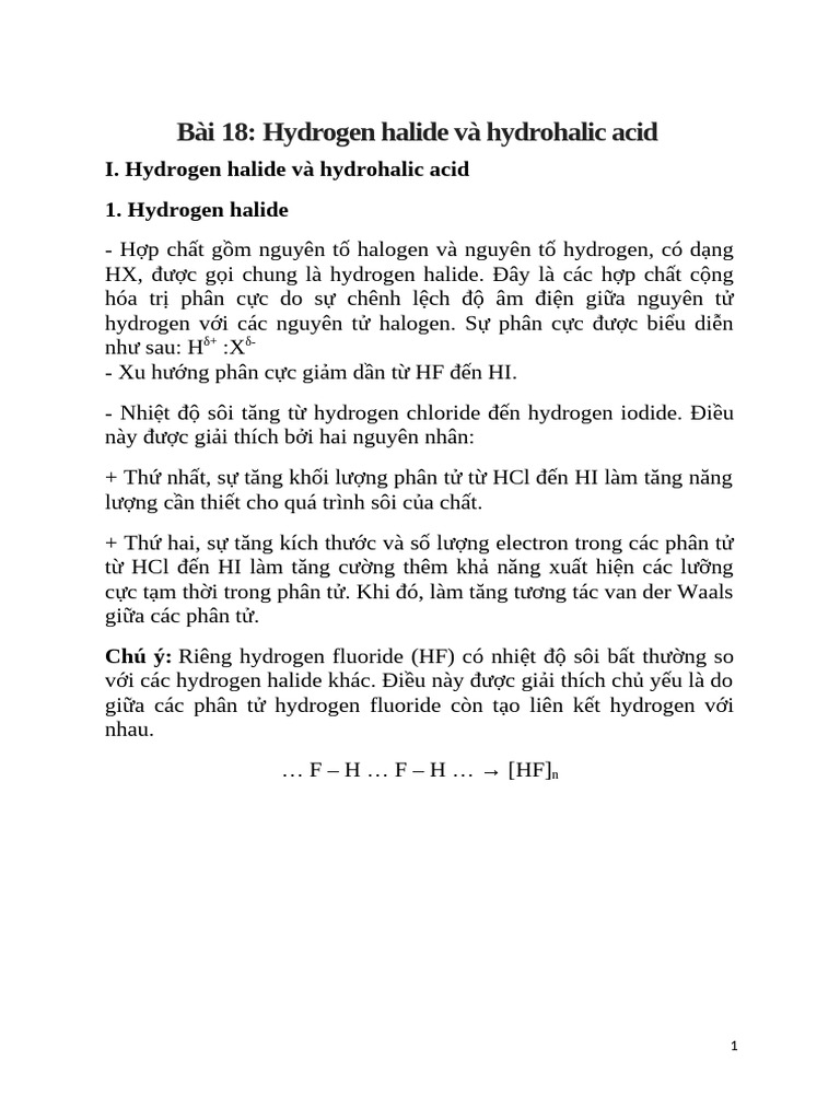 Bài 18 - HS | PDF