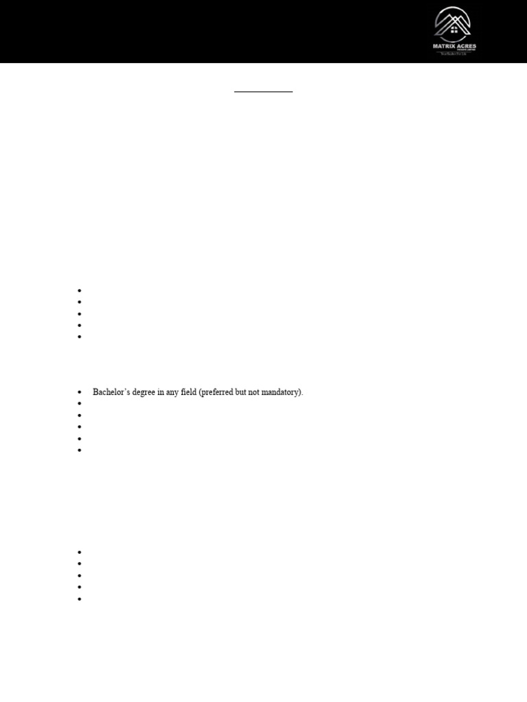 Job Description | PDF