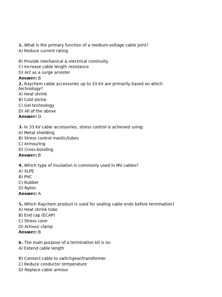 Reliance Questionnaire | PDF | Insulator (Electricity) | Building ...
