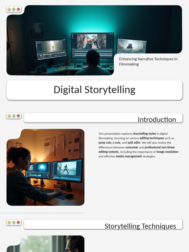 Digital Storytelling | PDF | Editing | Narrative