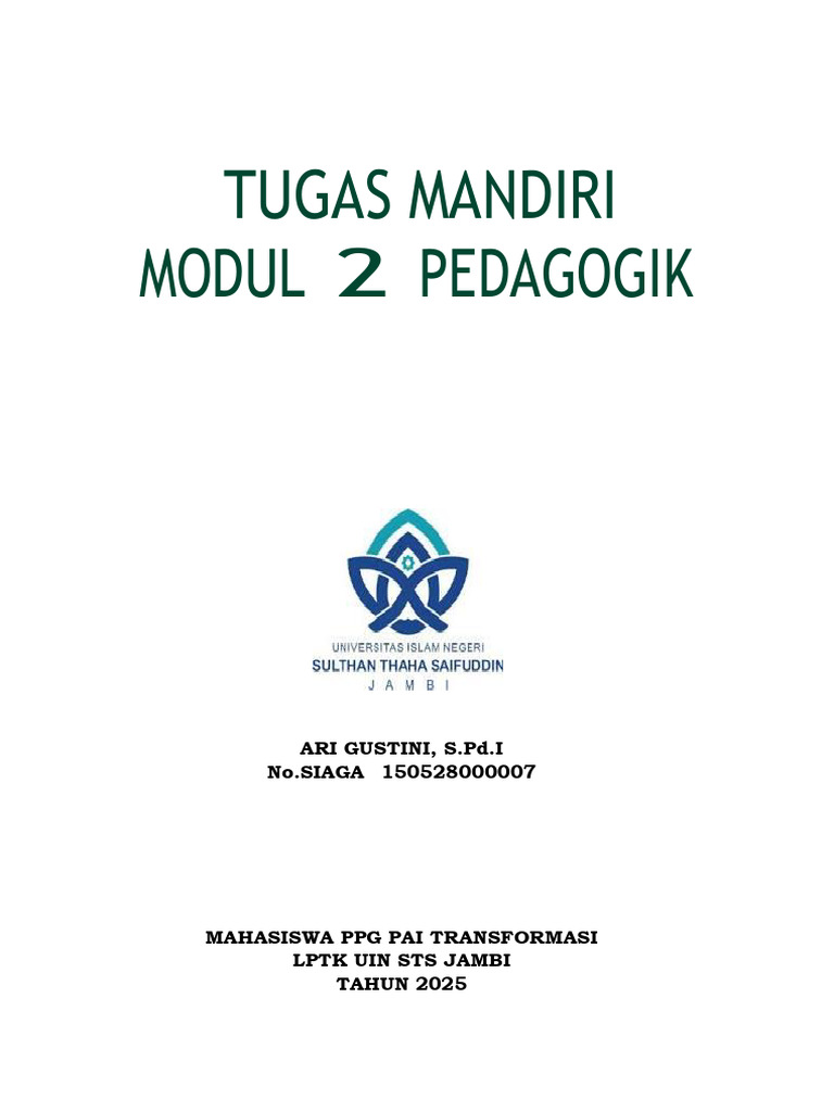 Konsep Pedagogik dalam Pembelajaran Modern | PDF