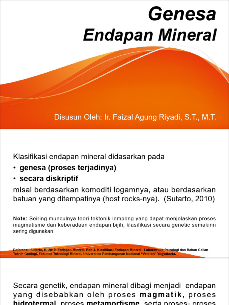 Genesa Endapan Mineral | PDF