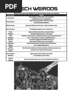 Lancer Combat Action Cheat Sheet | PDF | Naval Mine | Ammunition