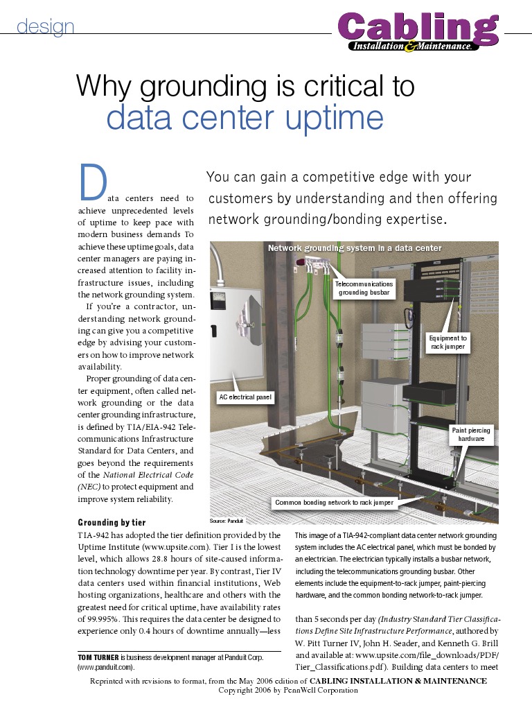 Grounding and Bonding - Data Center - Ok | PDF | Business