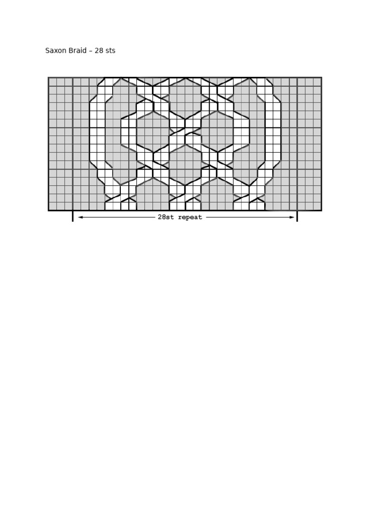 Saxon Braid Chart | PDF