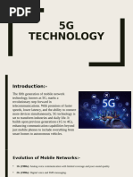 5G Technology Presentation | PDF