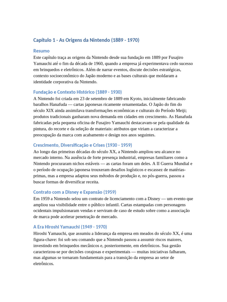 Origens da Nintendo: 1889 a 1970 | PDF | Nintendo