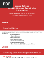 Course Registration Guide for Vanier | PDF | Internet | Software