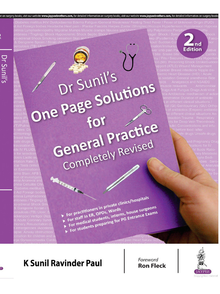 Dr. Sunil One Page Solution For General Practice | PDF