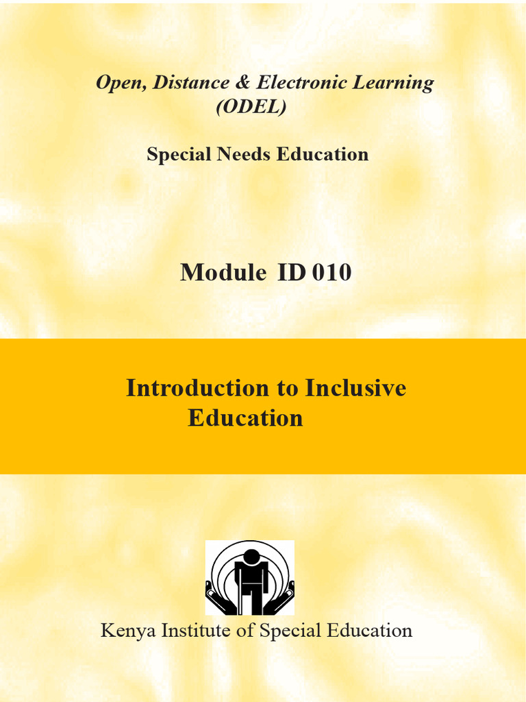 Introduction to Inclusive Education | PDF | Inclusion (Education ...