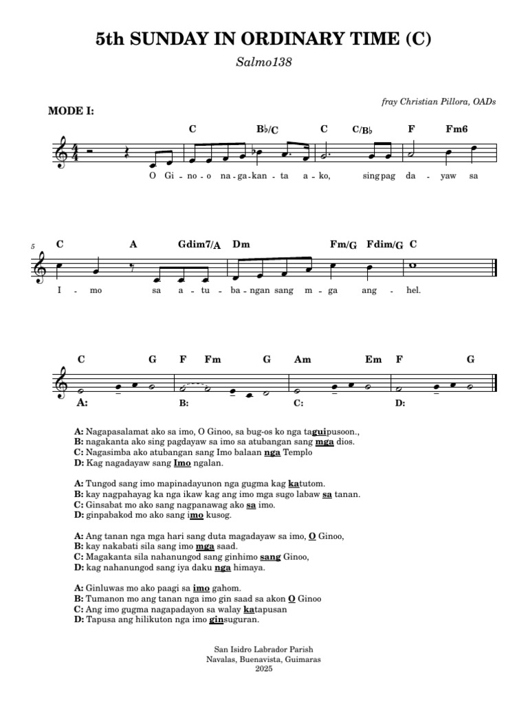 5th Sunday OT | PDF