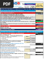 Employee Income Tax Declaration FY-2025-26 | PDF | Insurance | Public ...