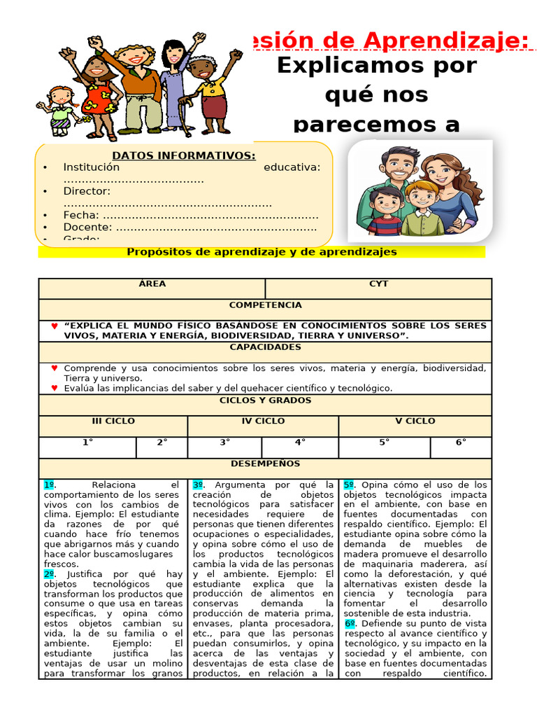 Herencia genética y parecido familiar | PDF | Adn | Gene