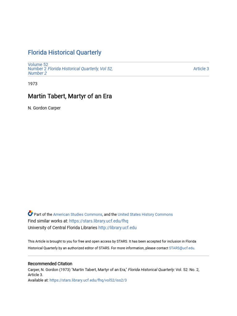 Martin Tabert Martyr of An Era | PDF | Justice | Crime & Violence