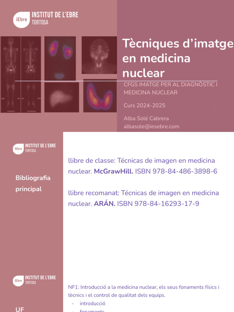 UF1 NF1 Medicina Nuclear | PDF