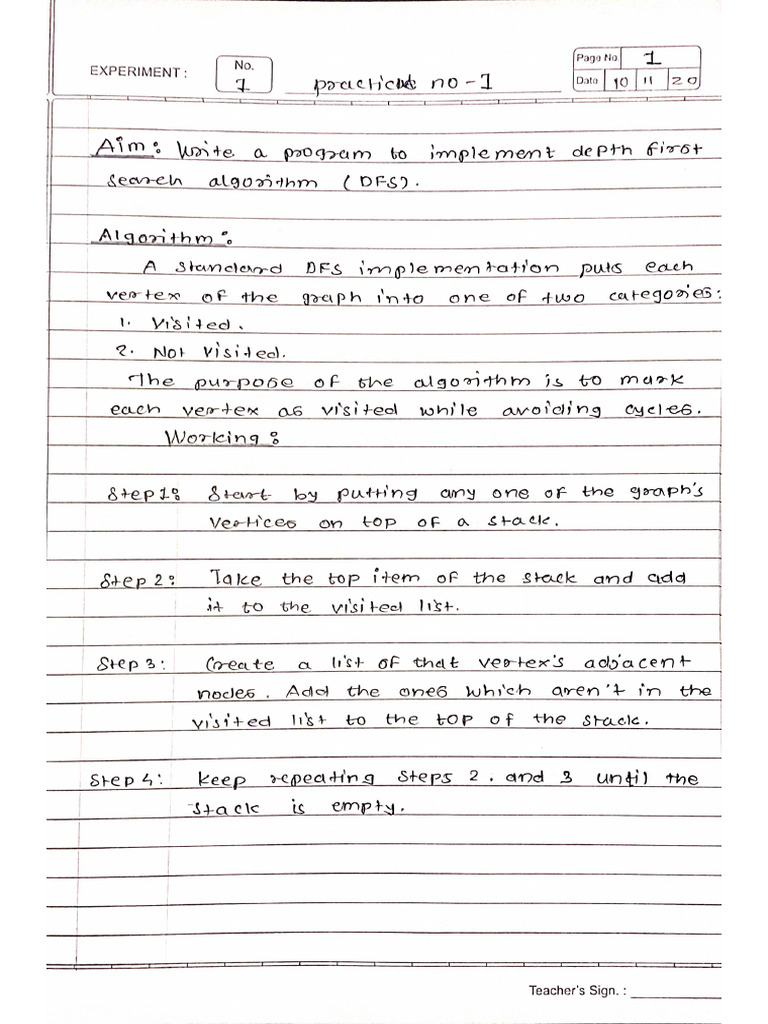 AI Practical No-1 | PDF