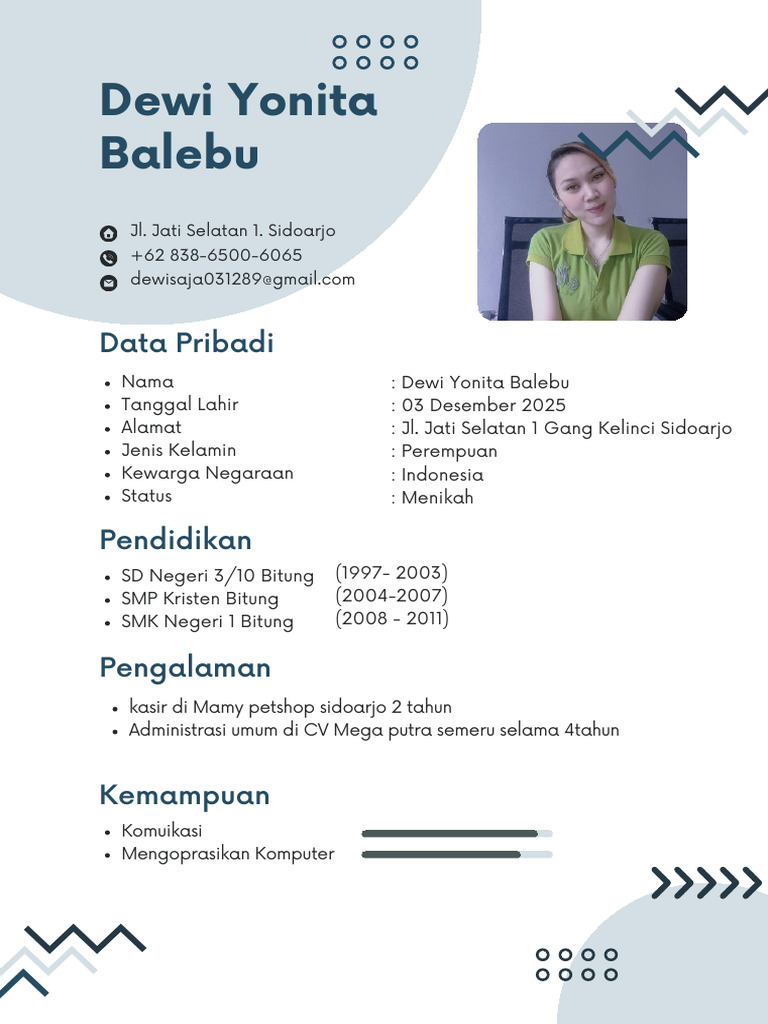 Profil Dewi Yonita Balebu Sidoarjo | PDF