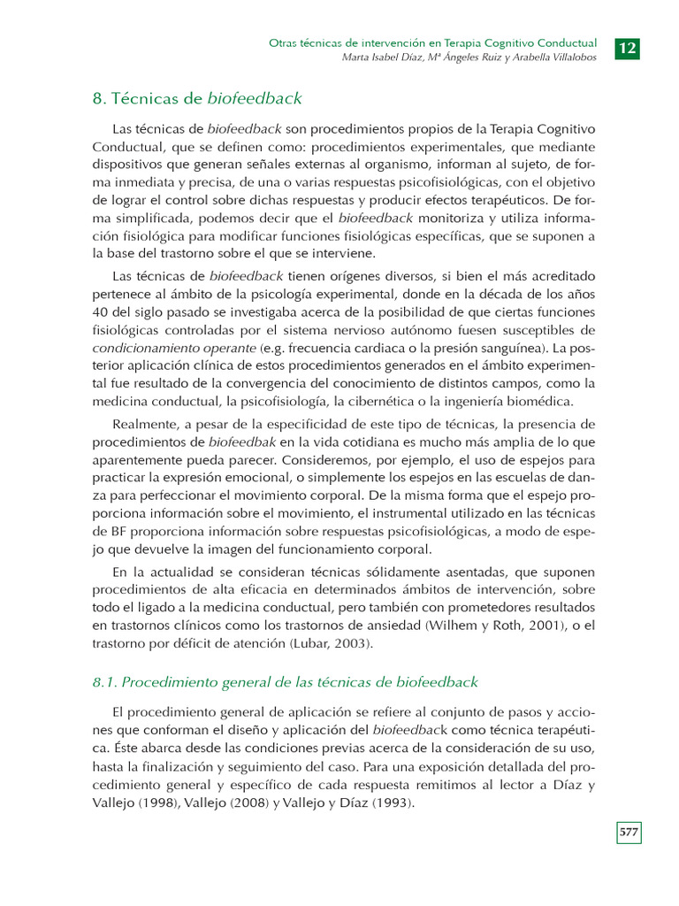 Biofeedback | PDF | Hipnosis | Aprendizaje