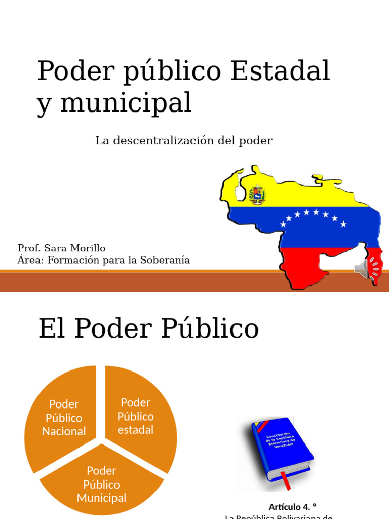 Poder Público Estadal y Municipal | PDF | Federación | Gobierno