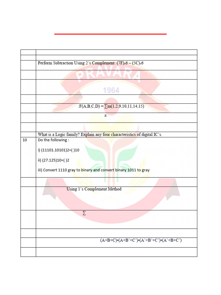 Question Bank Unit 1 and 2 | PDF