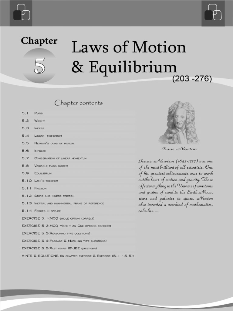 Laws of Motion | PDF | Force | Inertia