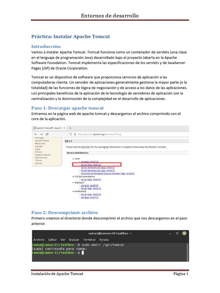 Insta Laci On Apache Tomcat | PDF | Ciencias de la Computación | Ingeniería Informática
