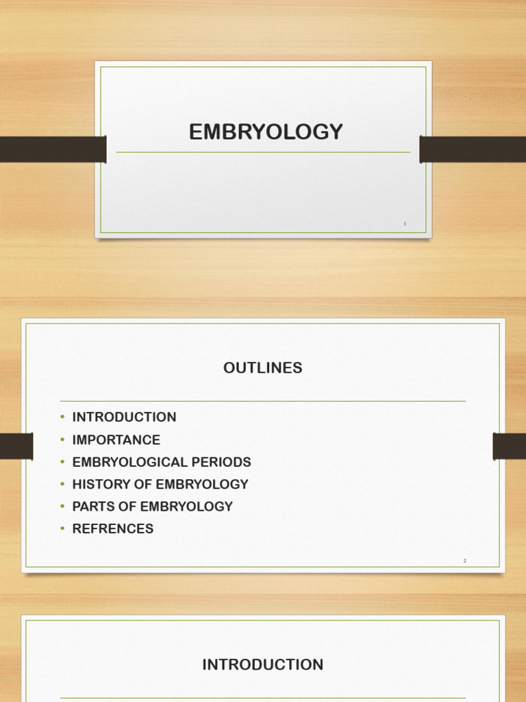 Embryology | PDF