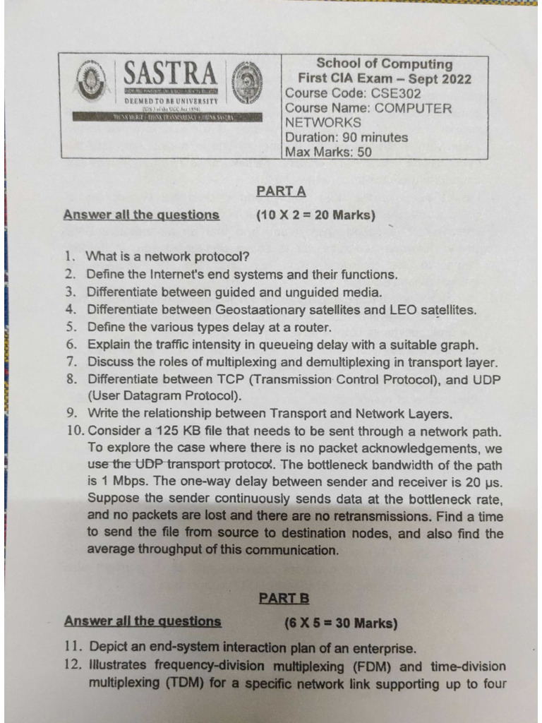 Sem5 QP All | PDF