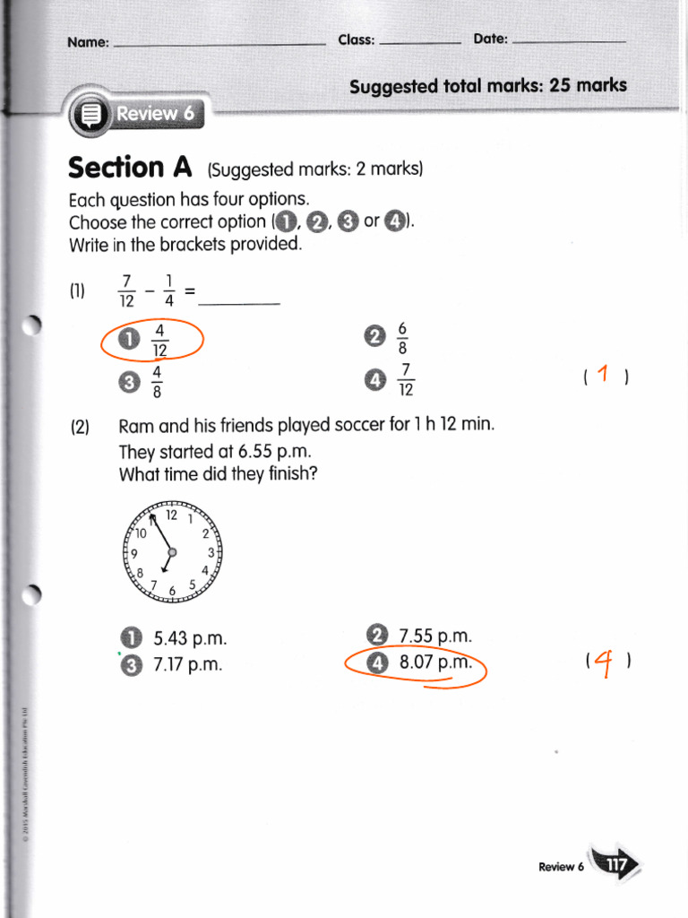 My Pals Workbook 3b-Time Review Session | PDF