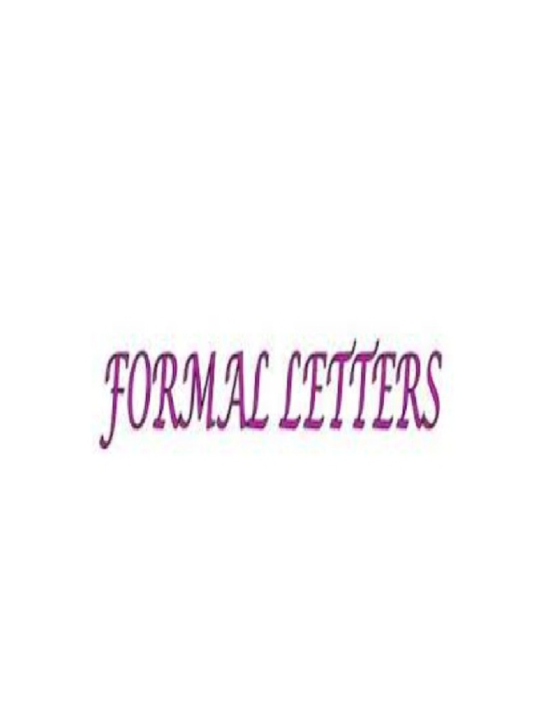 Letter Writing Class 12TH English East Notes | PDF