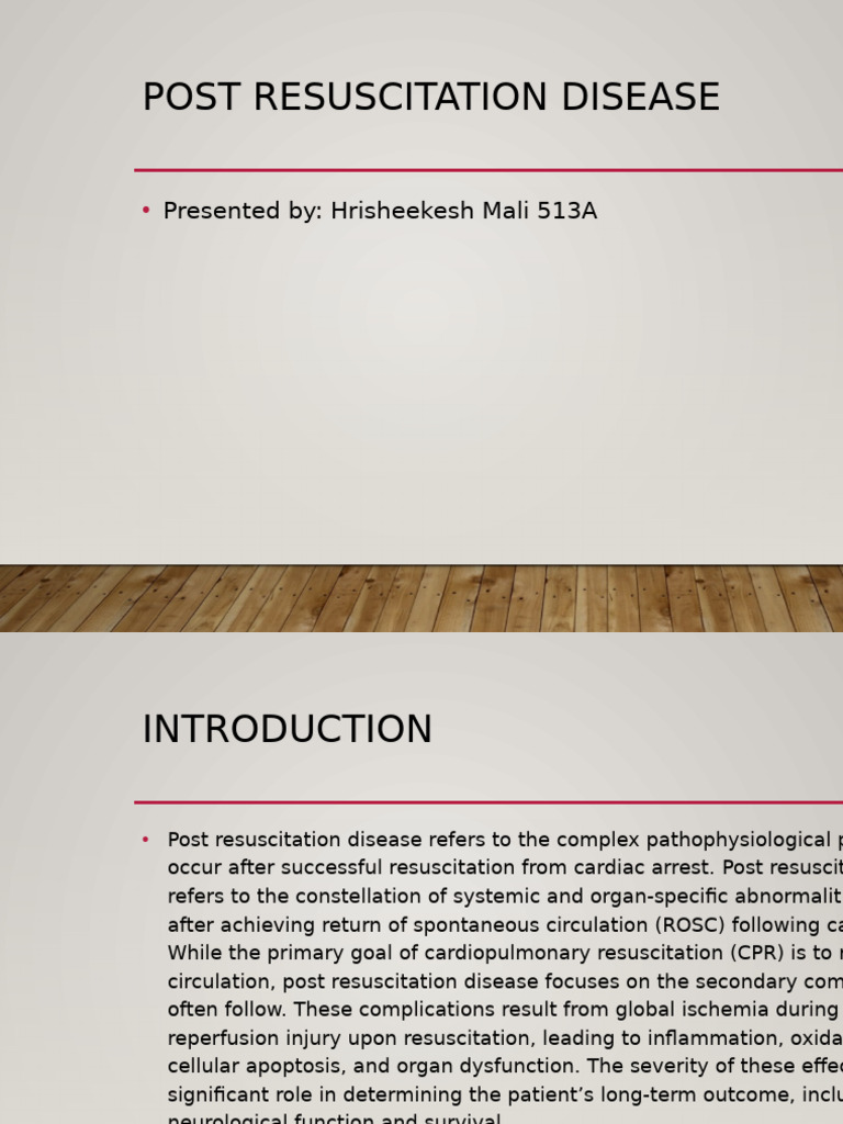 Understanding Post-Resuscitation Disease | PDF | Cardiopulmonary ...