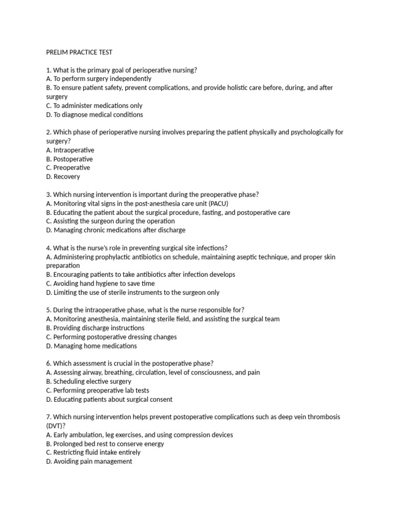 Prelim Practice Test | PDF | Heart Failure | Lung