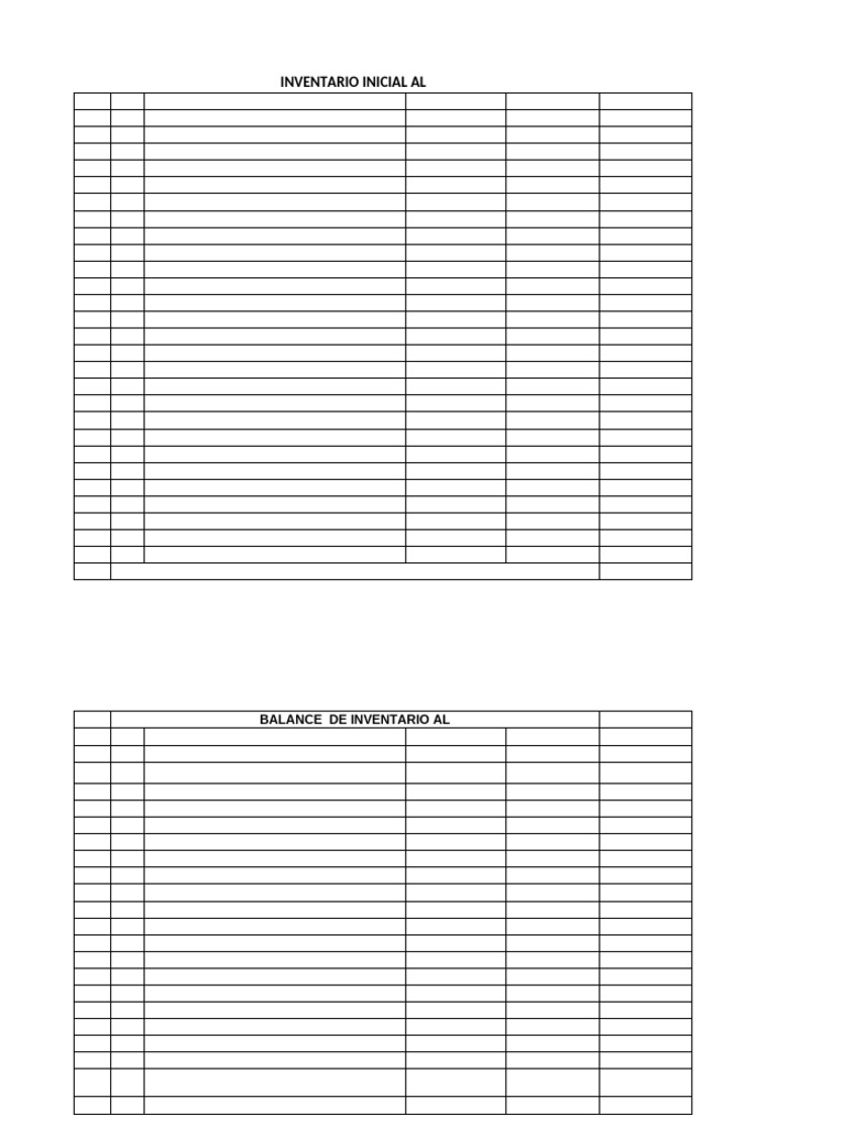 Formatos para Contabilidad Básica 2 | PDF | Economía Financiera ...